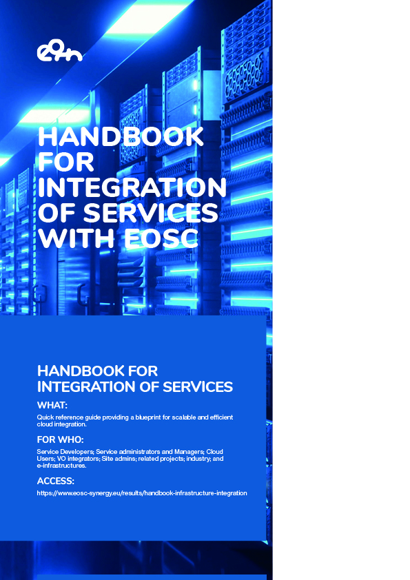 Handbook on EOSC infrastructure integration – EOSC synergy