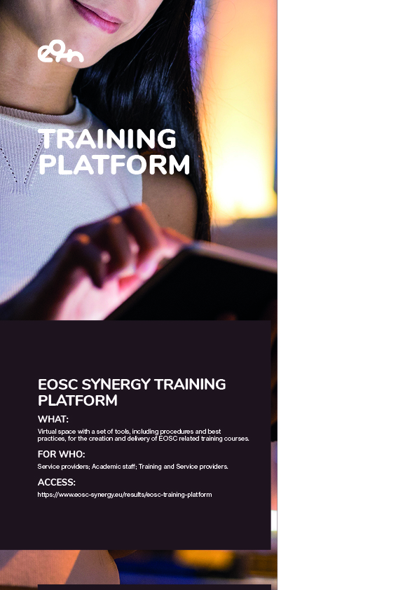 EOSC Training Platform – EOSC synergy