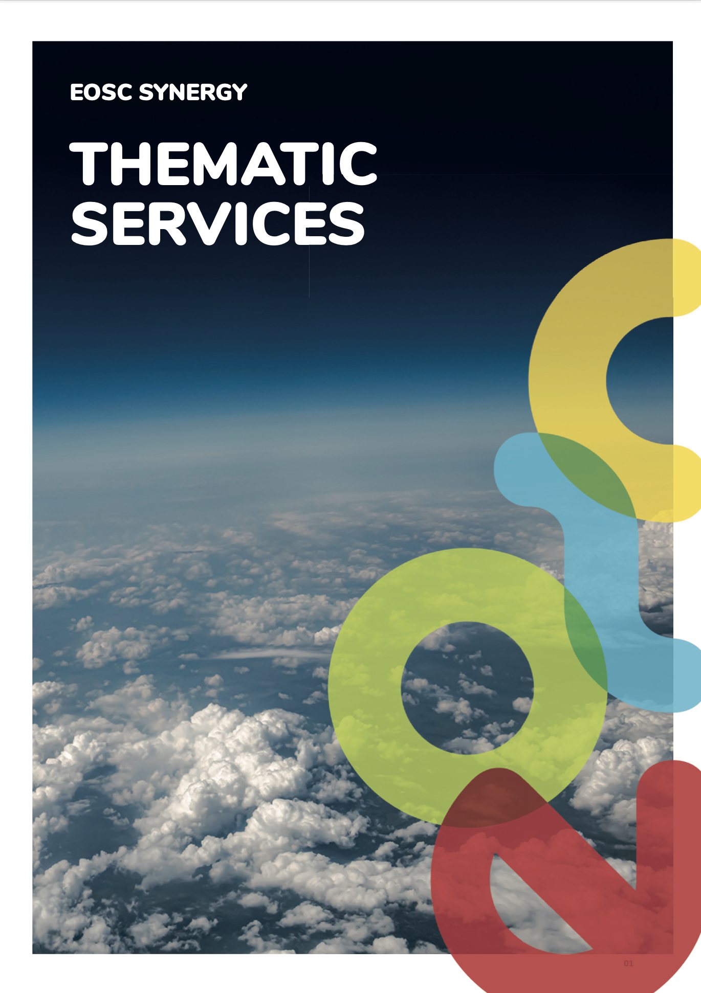 EOSC-Synergy Thematic Services brochure – EOSC synergy